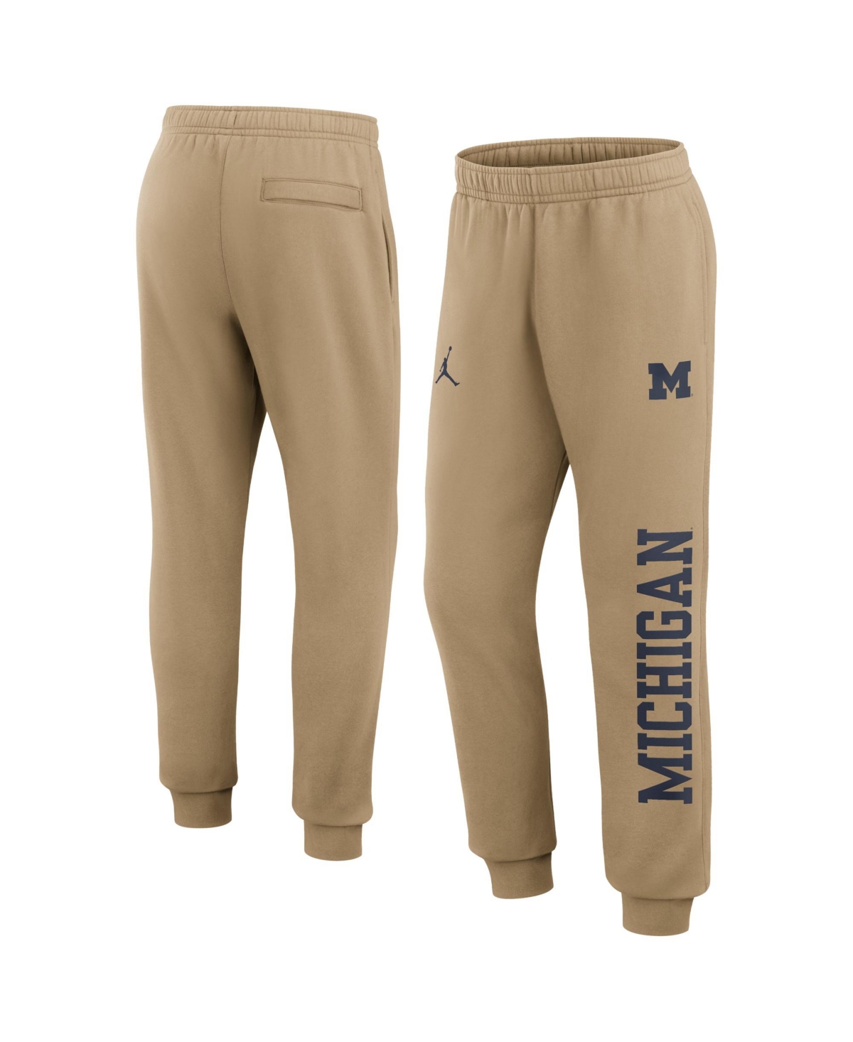 Click here for Jordan Mens Beige Michigan Wolverines Primetime Cl... prices