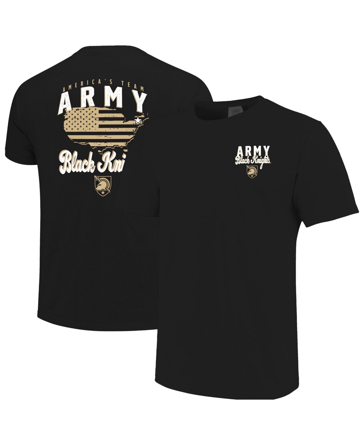 Click here for Image One Mens Black Army Black Knights Americas T... prices