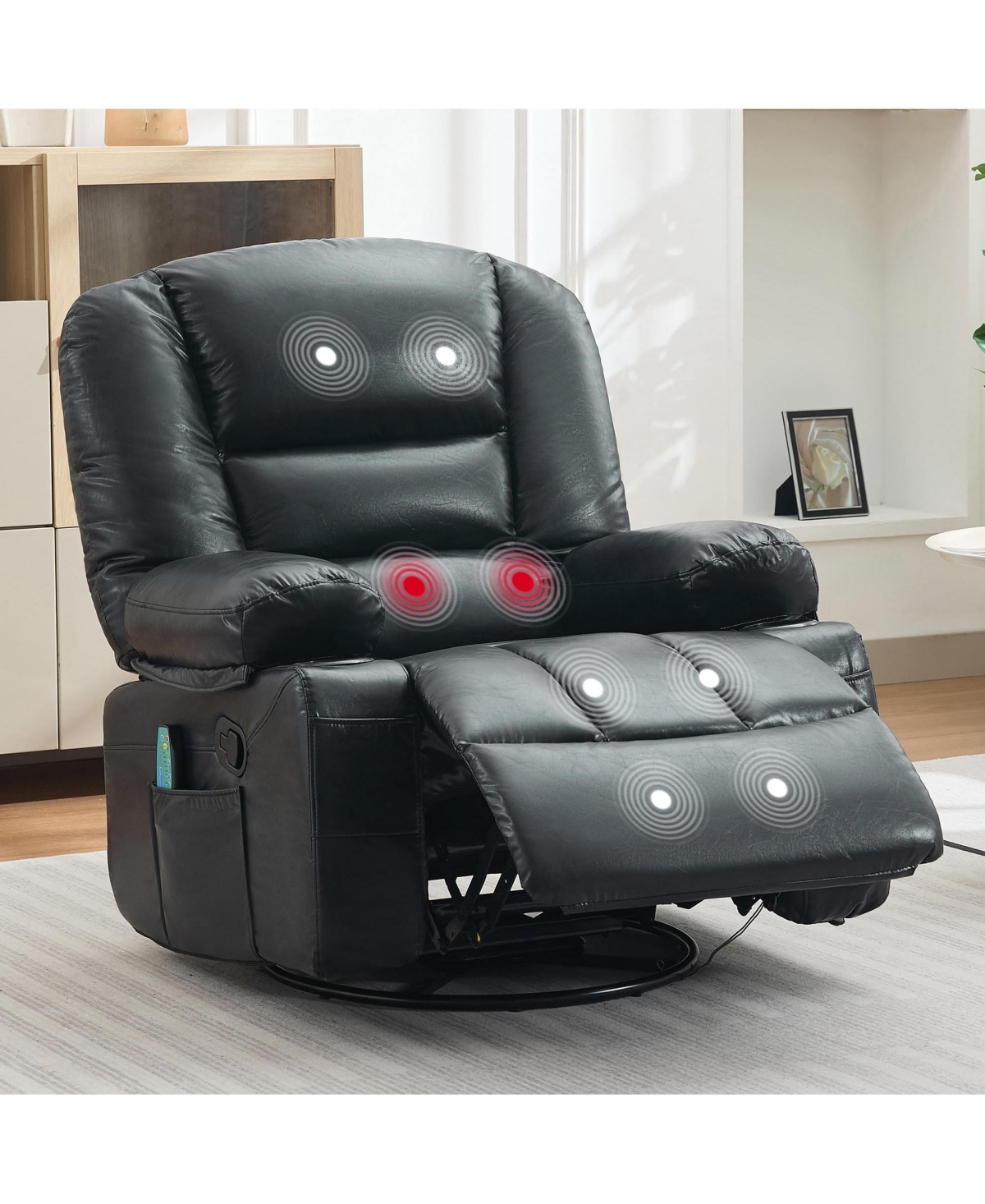 Click here for homfan 360degree(s) Swivel Recliners with Vibratio... prices