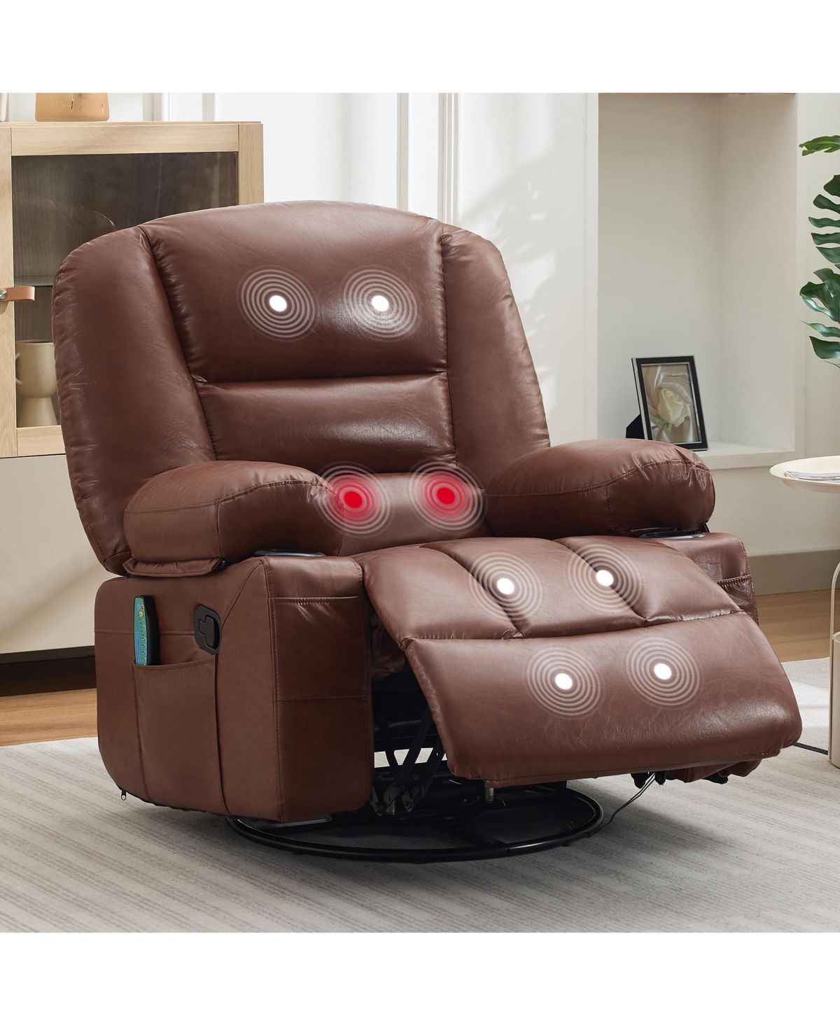 Click here for homfan 360degree(s) Swivel Recliners with Vibratio... prices
