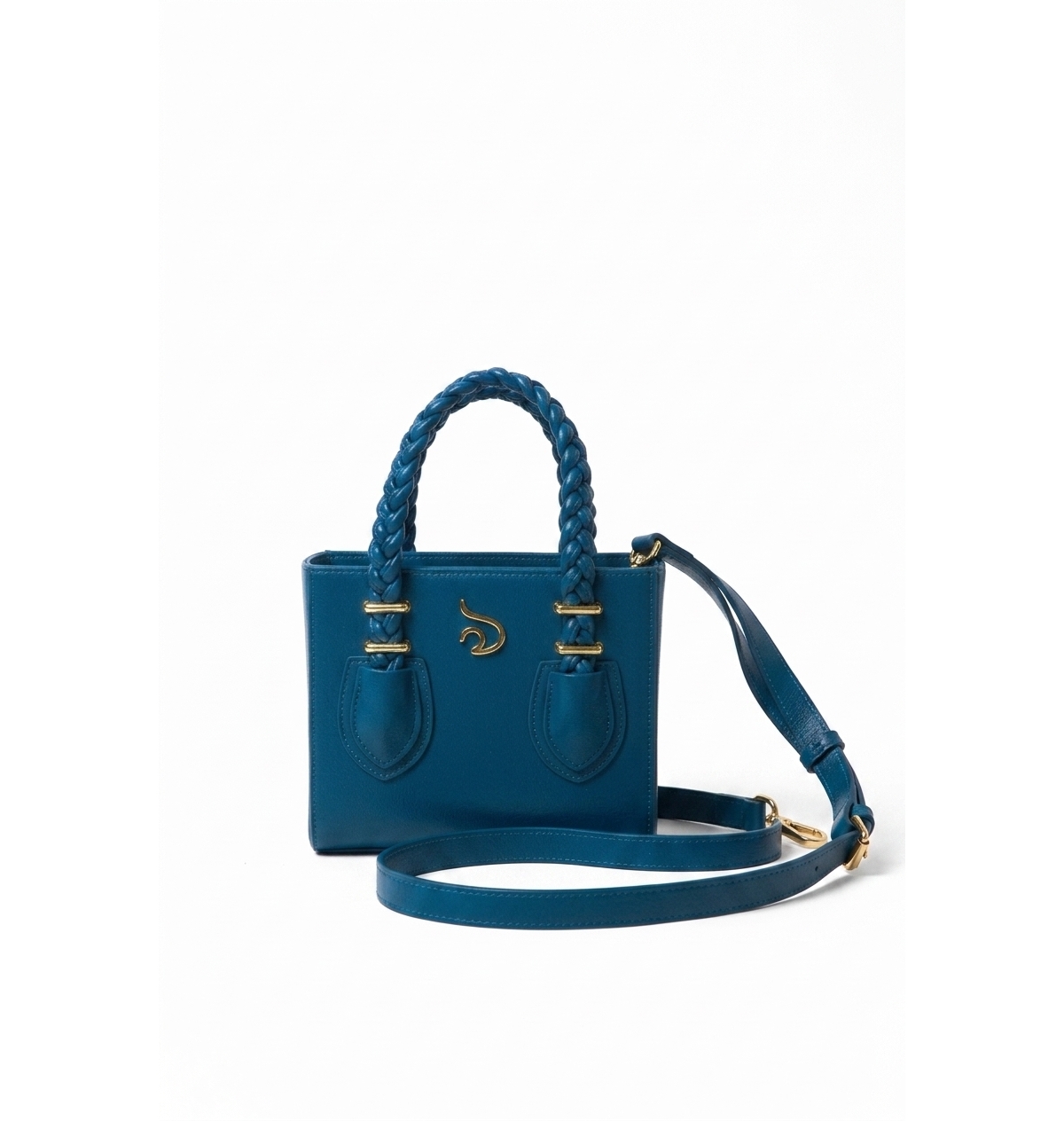 Click here for Mesan Womens Boxy Tote with Gold Hardware - Bright... prices