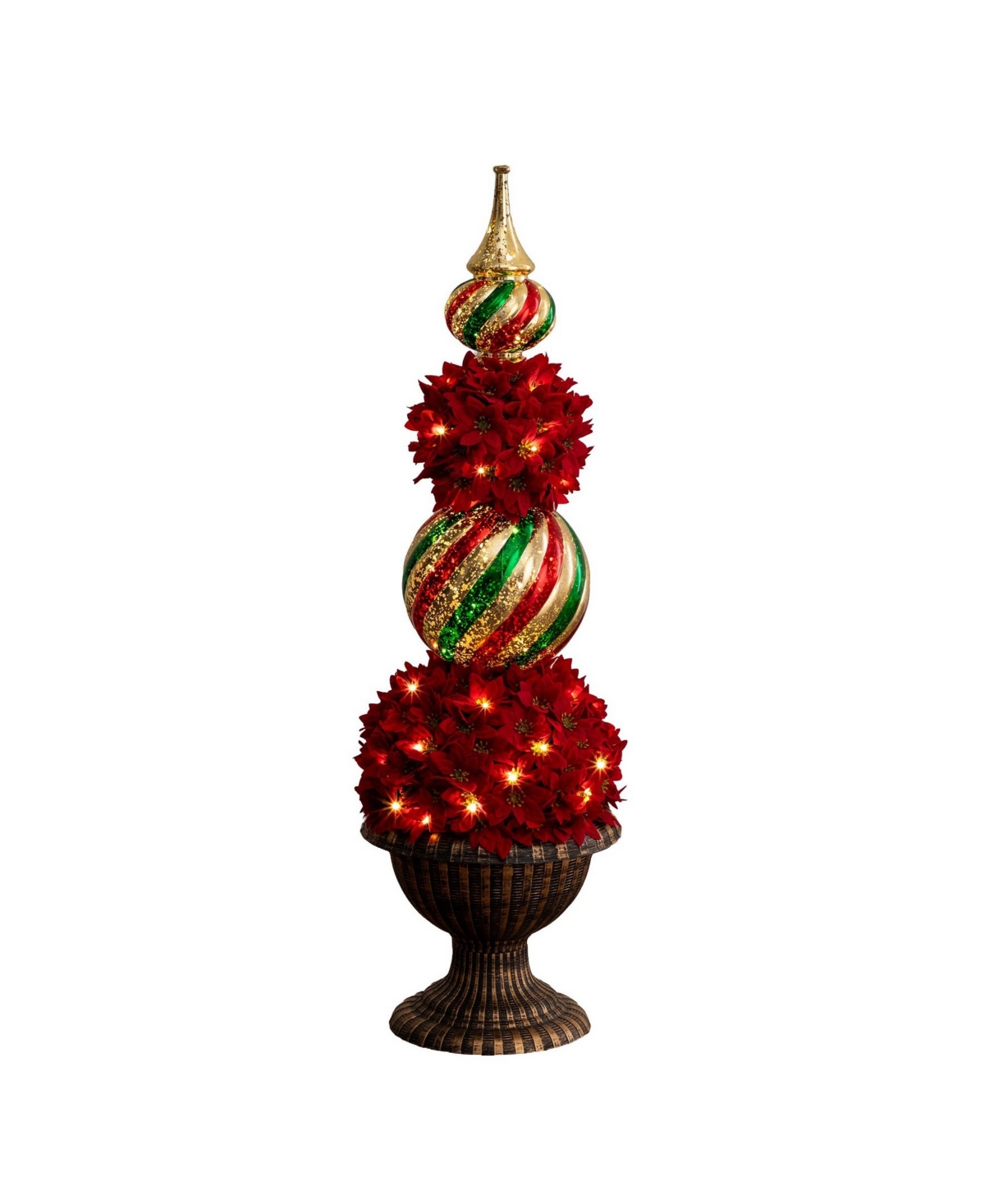 Click here for Nearly Natural 3 Pre-Lit Artificial Christmas Poin... prices