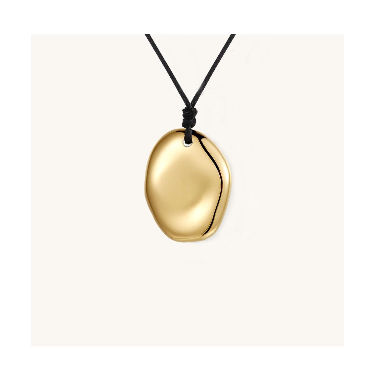 Click here for Mantra Womens Touchstone Necklace - Yellow gold prices