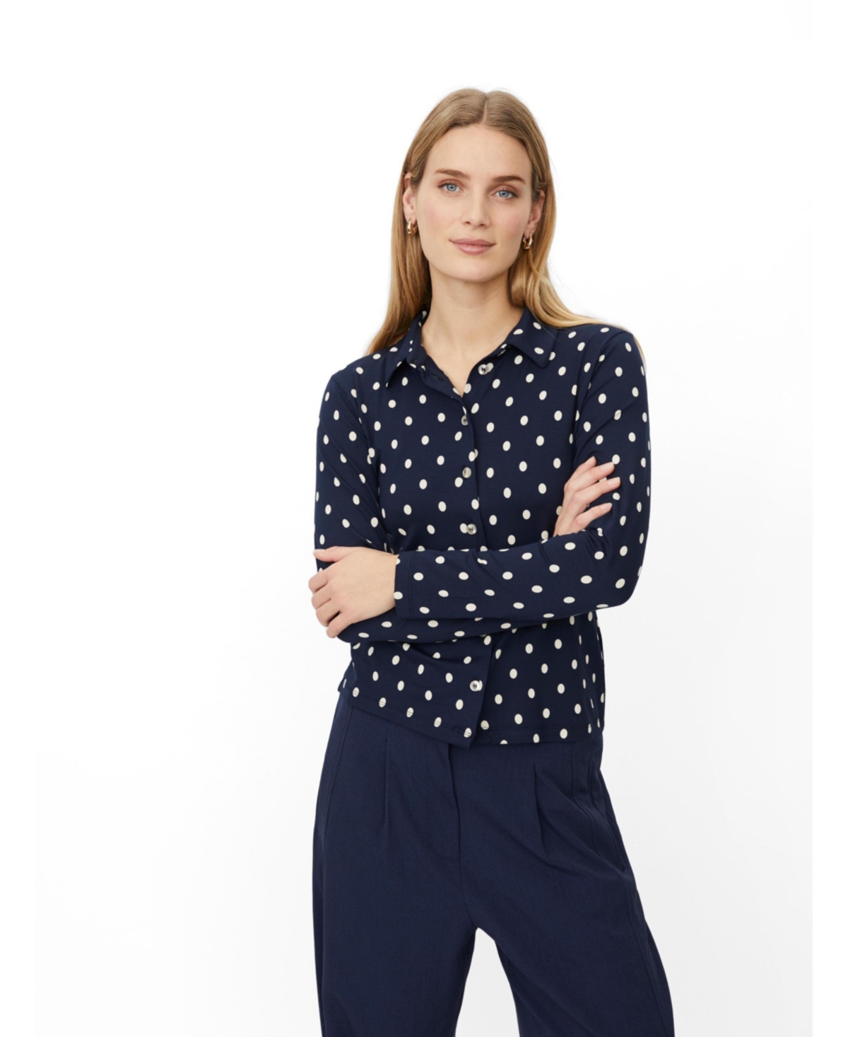 Click here for Masai Copenhagen Womens MaIviona Polka Dot Shirt -... prices