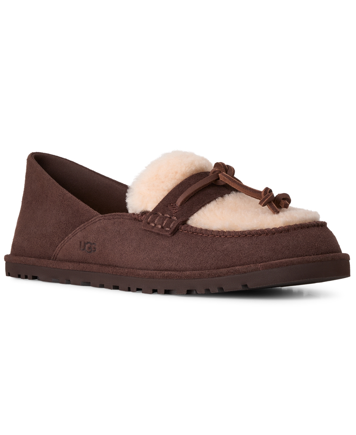 Click here for Ugg Womens Zora Slip-On Loafers - Burnt Cedar prices