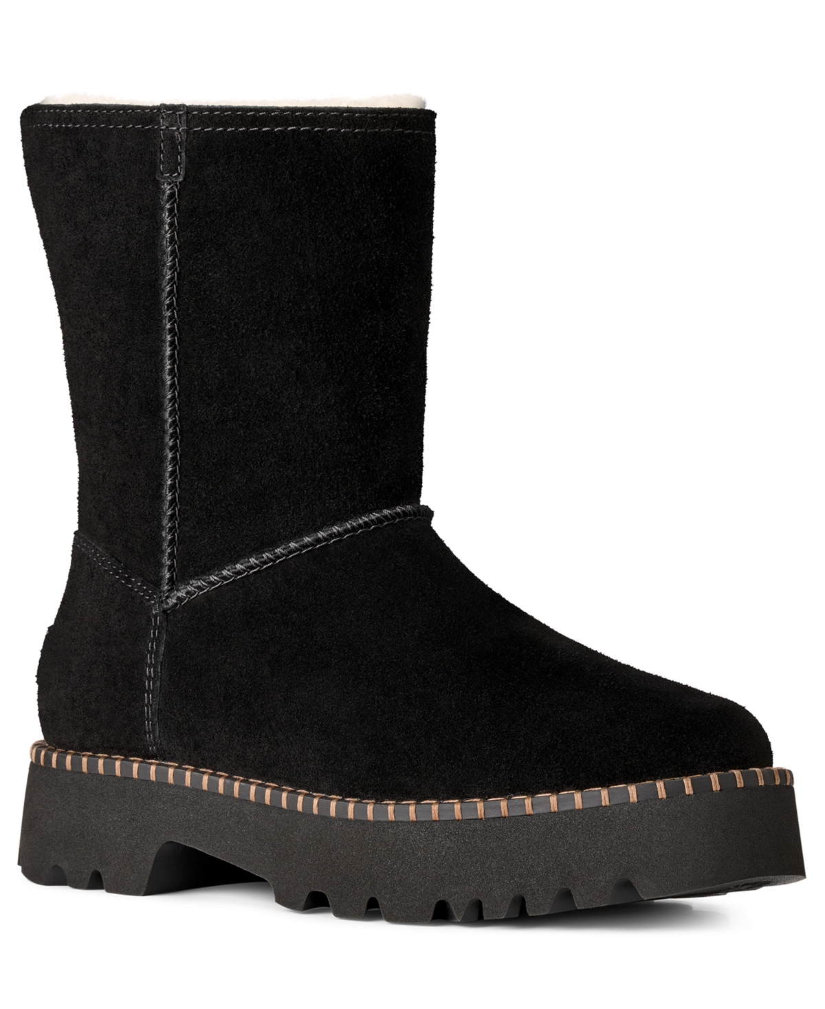 Click here for Ugg Womens Uptowner Round Toe Short Booties - Blac... prices