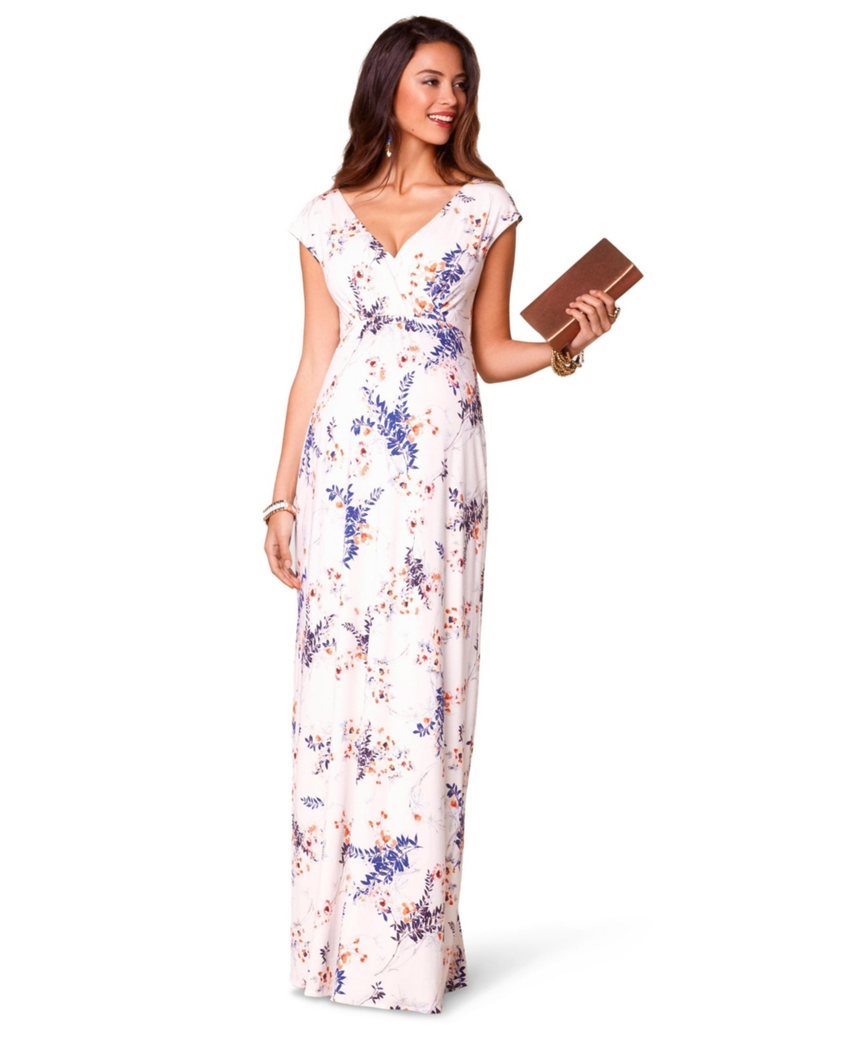 Click here for Tiffany Rose Maternity Alana Maxi Floral-Print V-N... prices