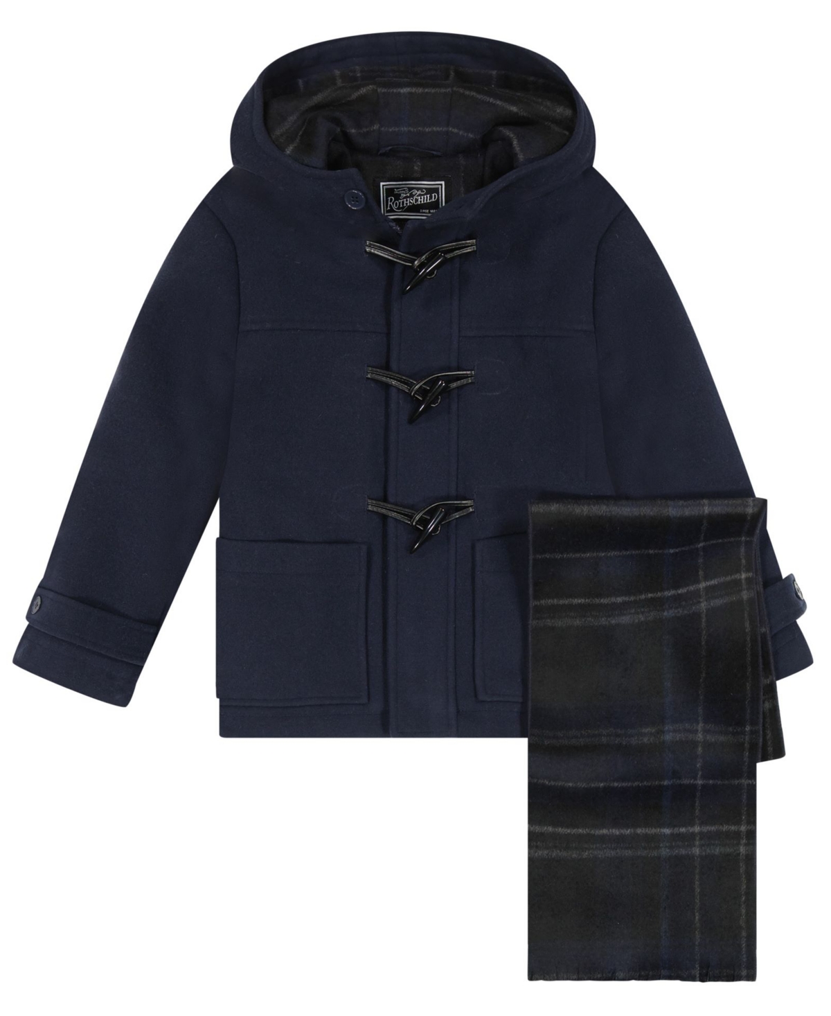 Click here for S Rothschild & Co Toddler Boys 2T-5T Iconic Toggle... prices