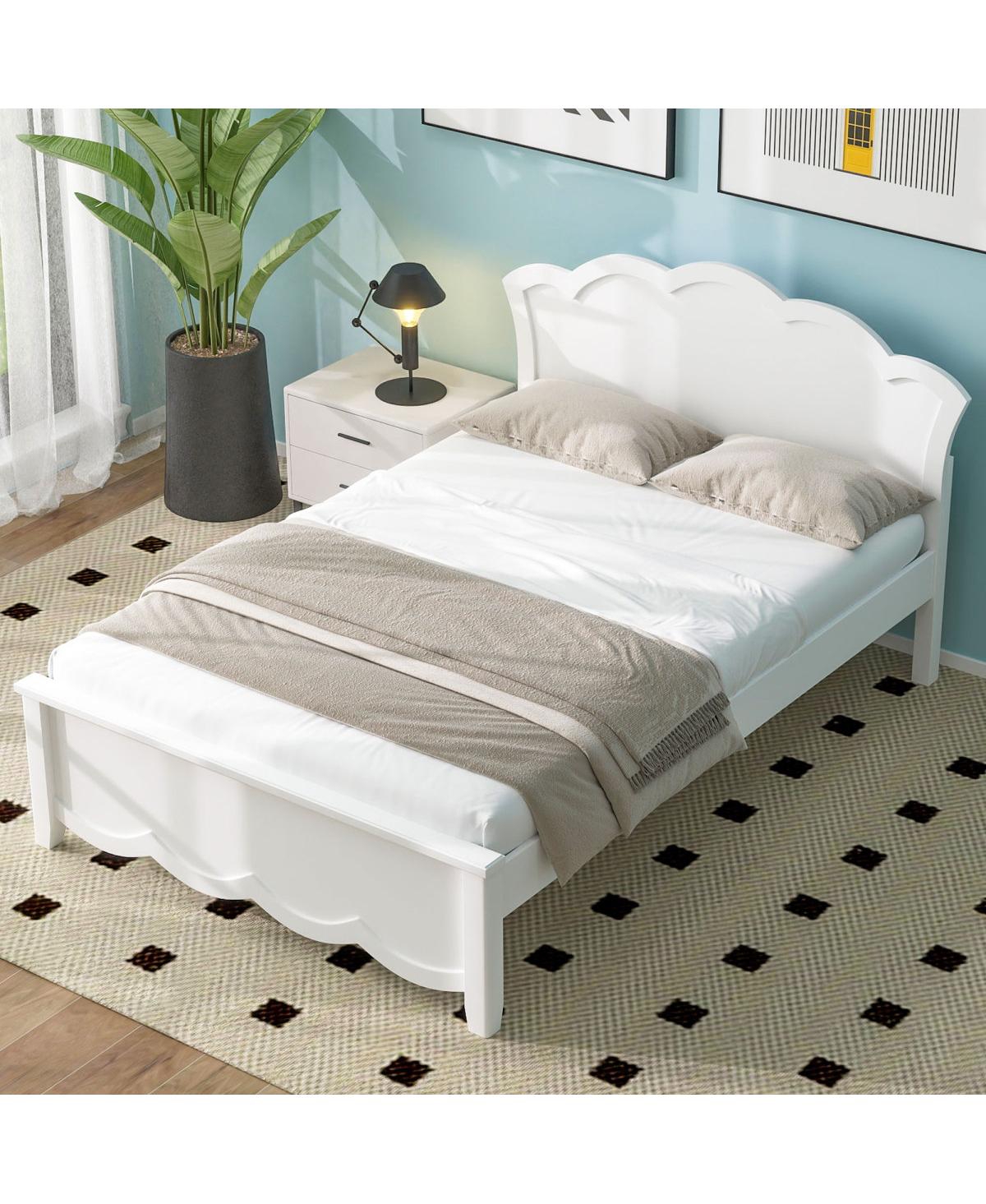 Click here for Streamdale Furniture Wood Platform Bed with Headbo... prices