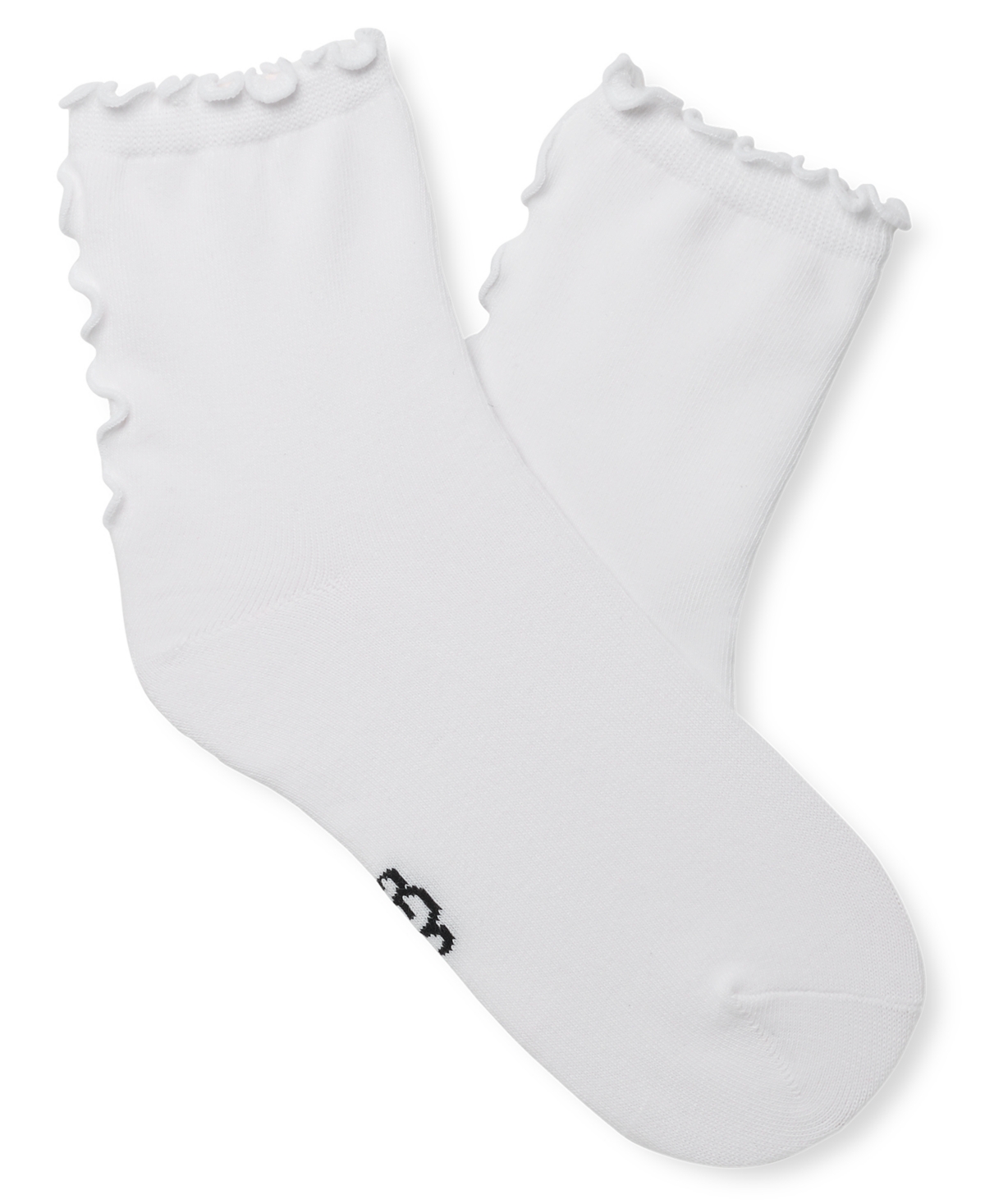 Click here for Ugg Womens Karsyn Lettuce Edge Quarter Logo Socks... prices