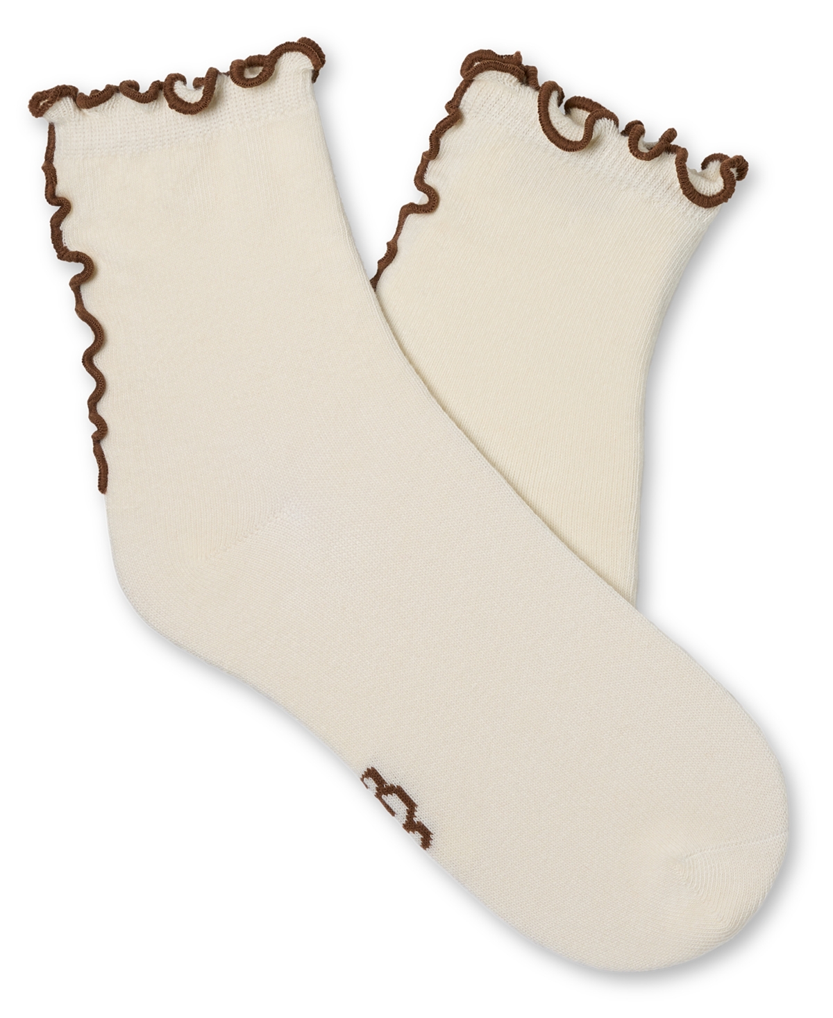 Click here for Ugg Womens Karsyn Lettuce Edge Quarter Logo Socks... prices