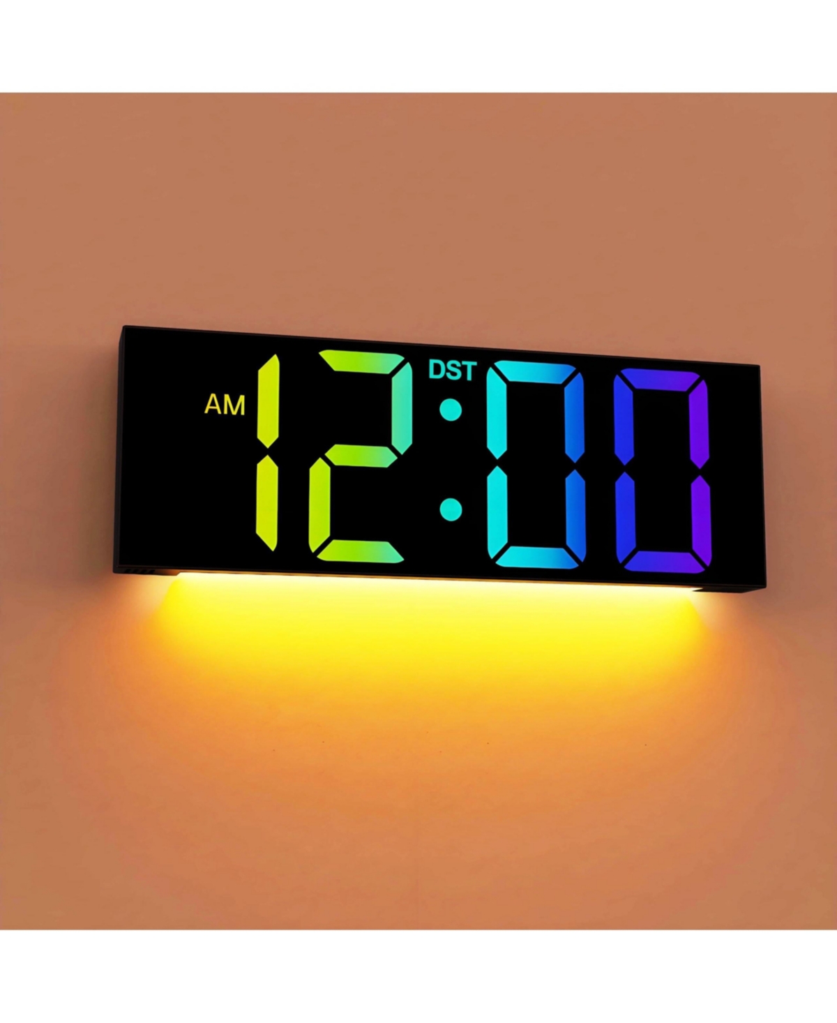 Click here for Jall 12 Inch Large Digital Wall Clock with Rgb Col... prices