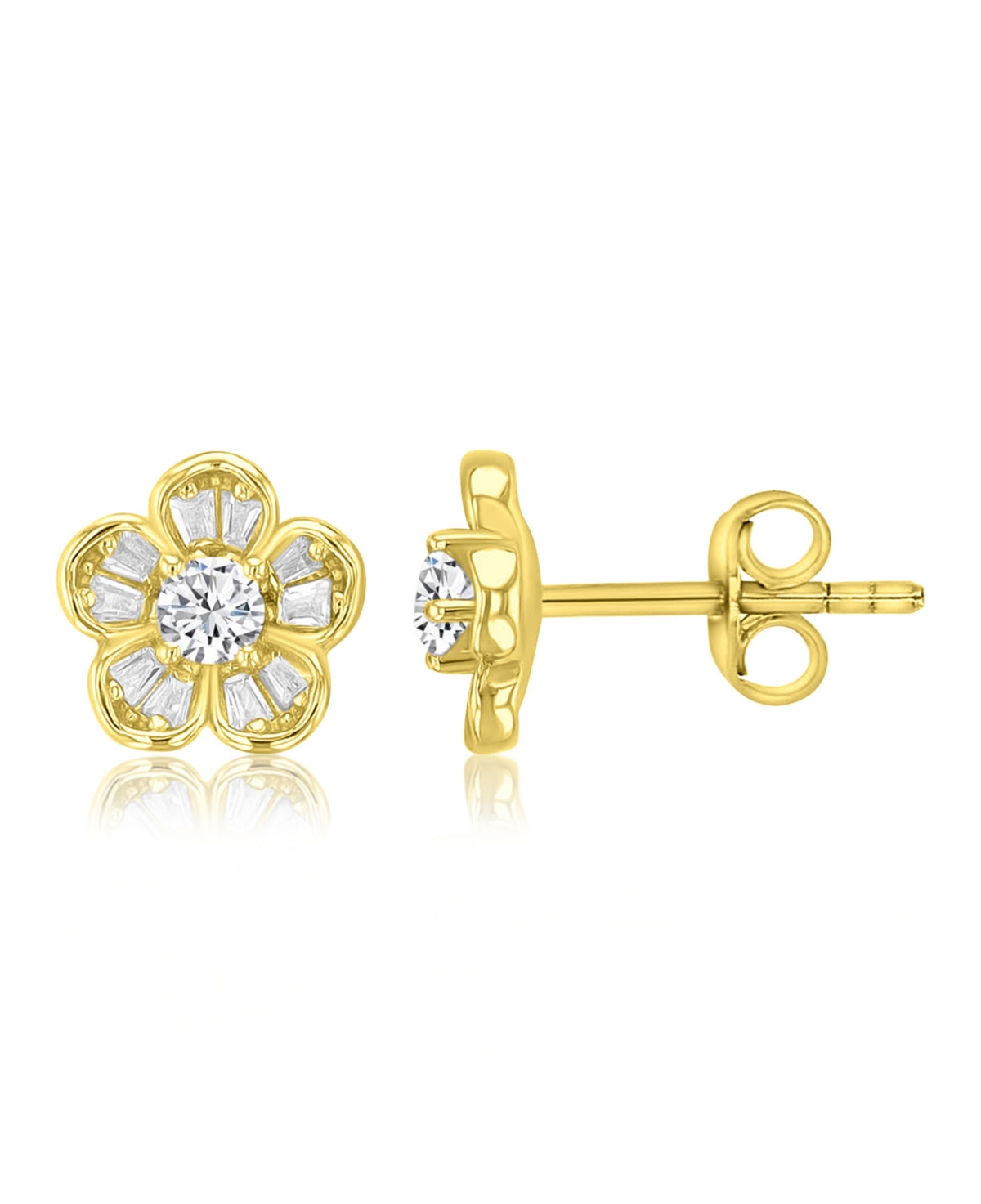 Click here for Macys 14k Gold-Plated Daily Flower Stud Earrings -... prices