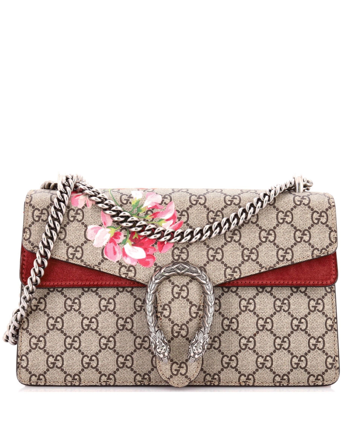 Click here for Pre-Owned Gucci Small Dionysus Bag Blooms Print Gg... prices