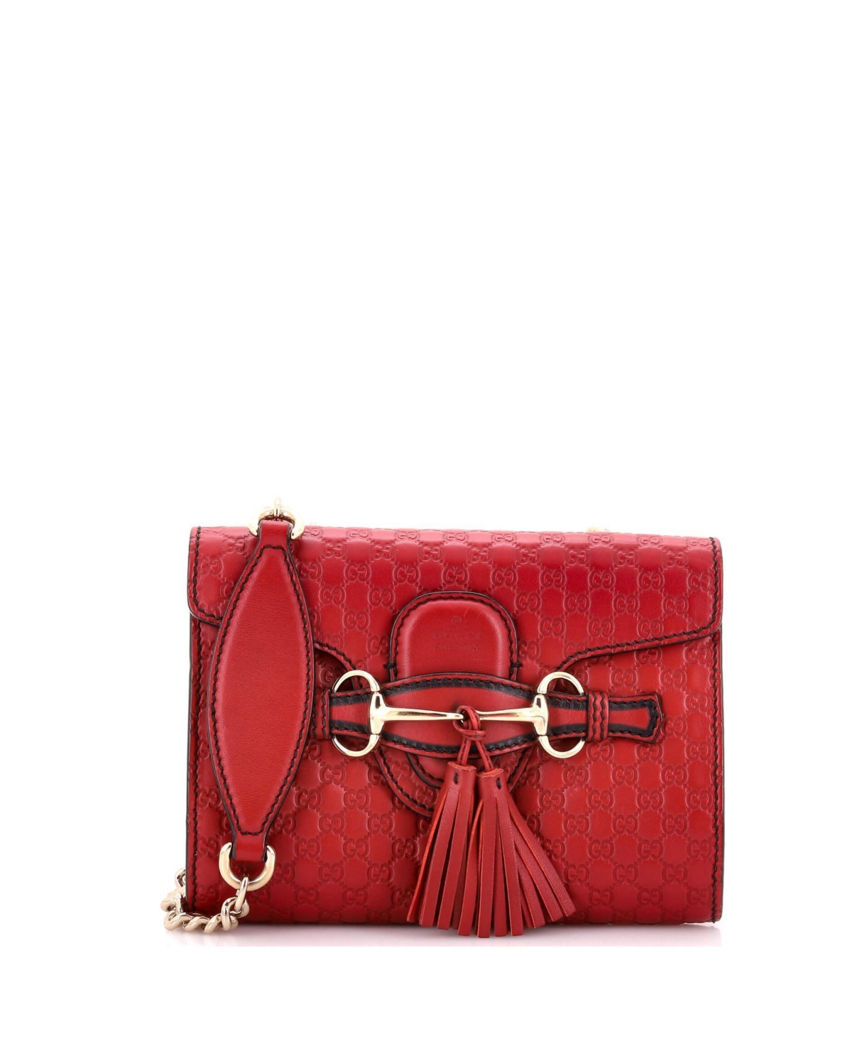 Click here for Pre-Owned Gucci Mini Emily Chain Flap Bag Microguc... prices