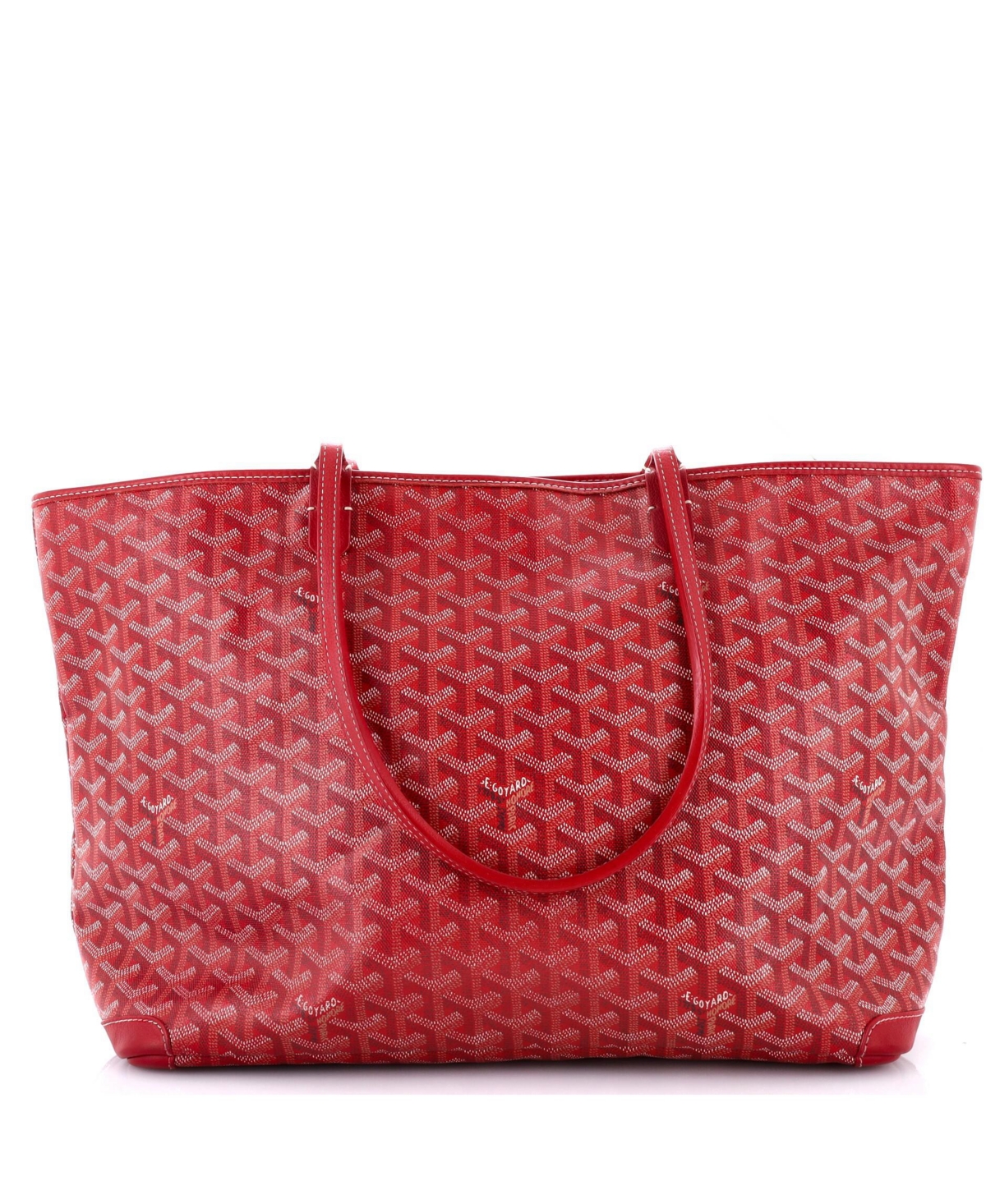Click here for Pre-Owned Goyard Mm Artois Tote Coated Canvas - Re... prices
