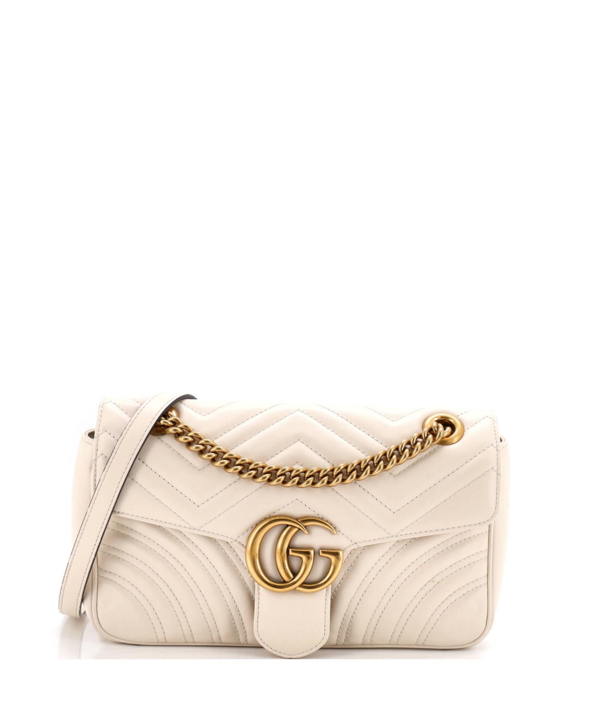 Click here for Pre-Owned Gucci Medium Gg Marmont Flap Bag Matelas... prices