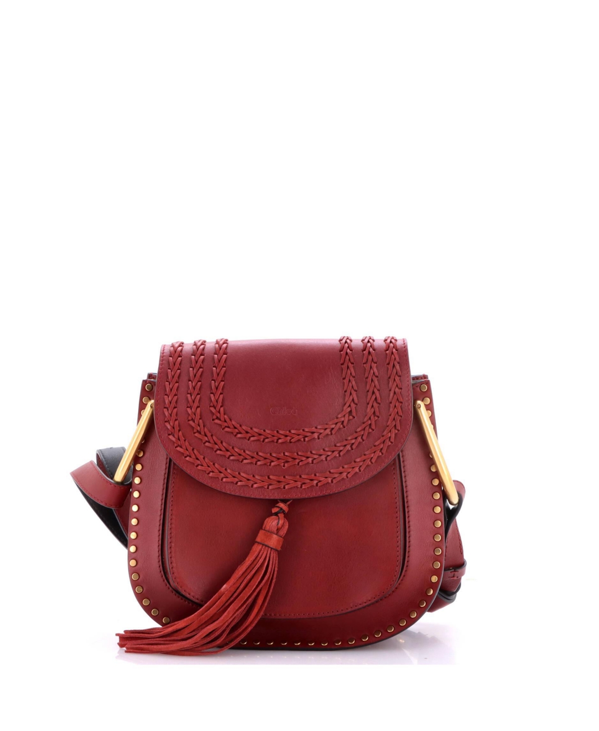 Click here for Pre-Owned Chloe Small Hudson Handbag Whipstitch Le... prices