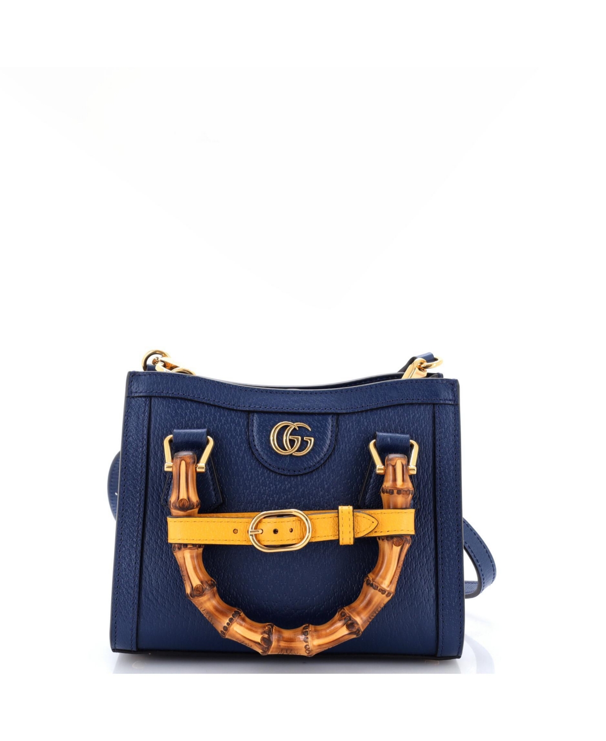 Click here for Pre-Owned Gucci Mini Diana Nm Bamboo Handle Tote L... prices