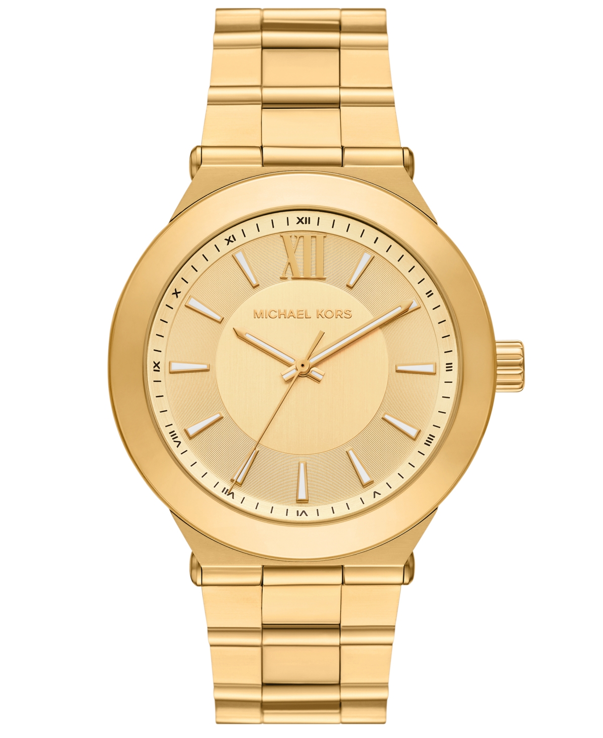 Click here for Michael Michael Kors Mens Billie Three-Hand Gold-T... prices