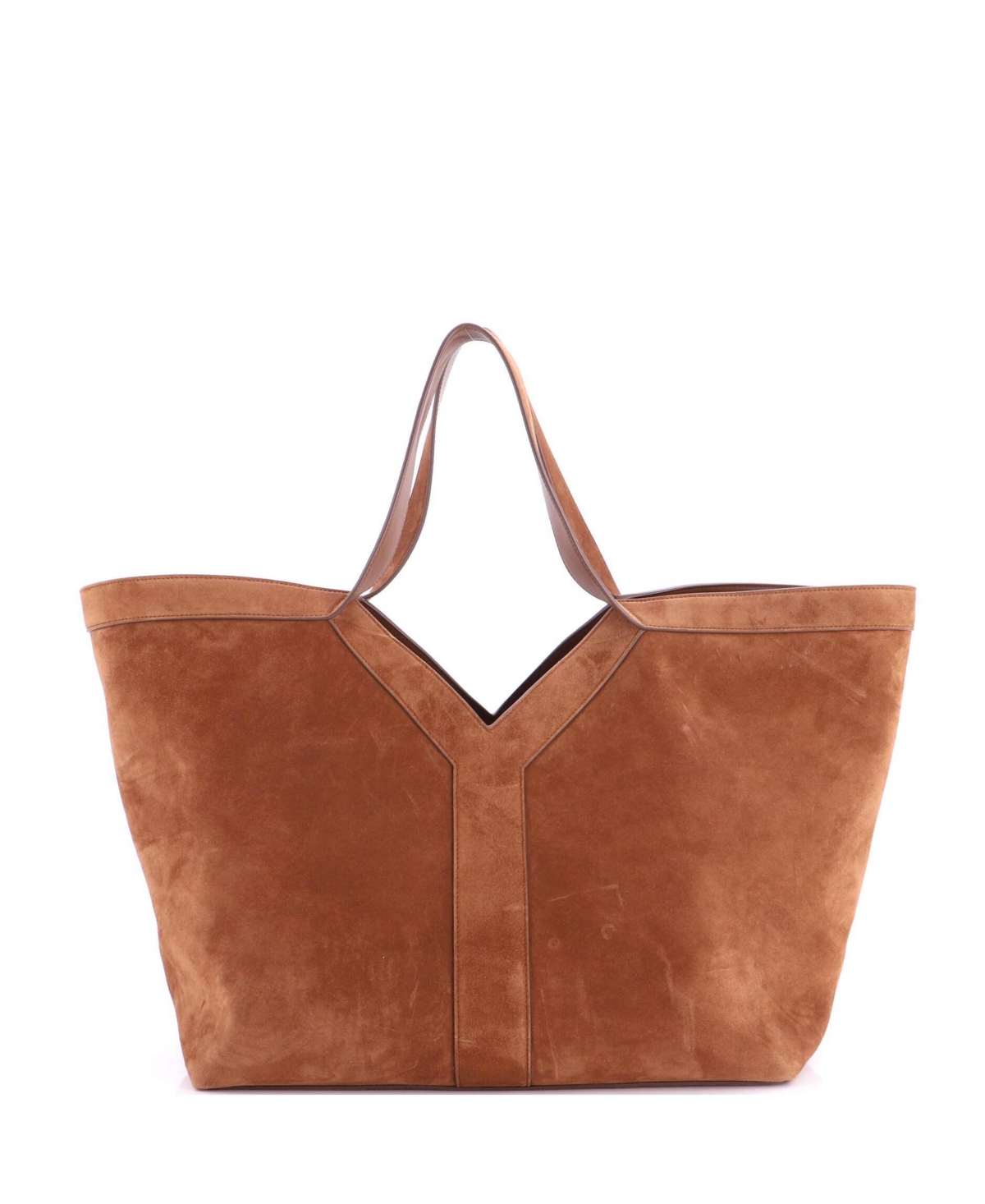 Click here for Pre-Owned Saint Laurent Medium Y Tote Leather - Br... prices