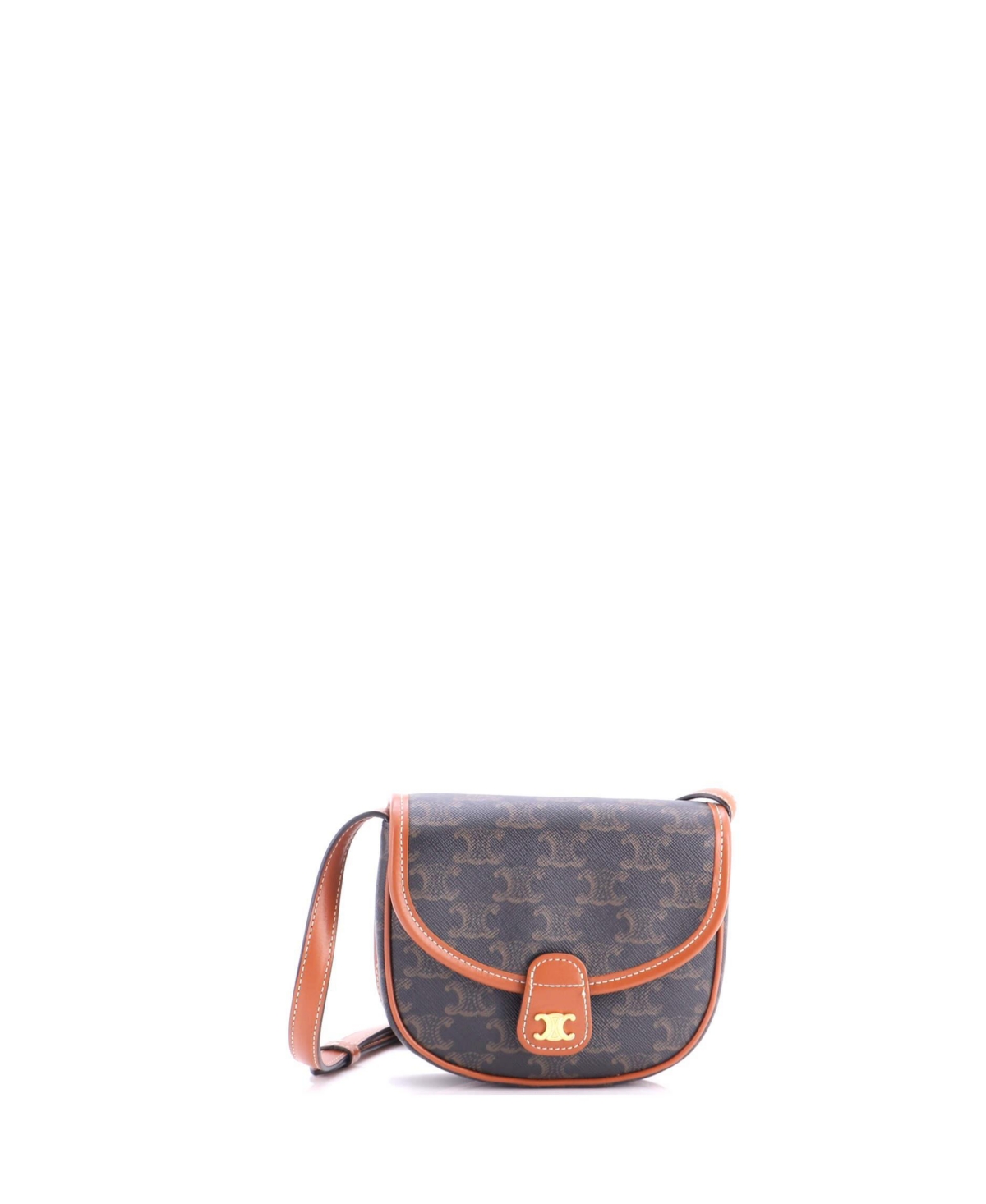 Click here for Pre-Owned Celine Mini Besace Flap Bag Triomphe Coa... prices