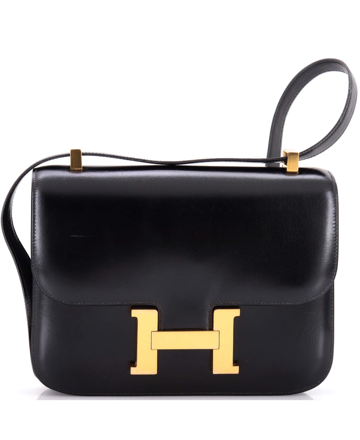 Click here for Pre-Owned Hermes 24 Constance Bag Box Calf - Black prices