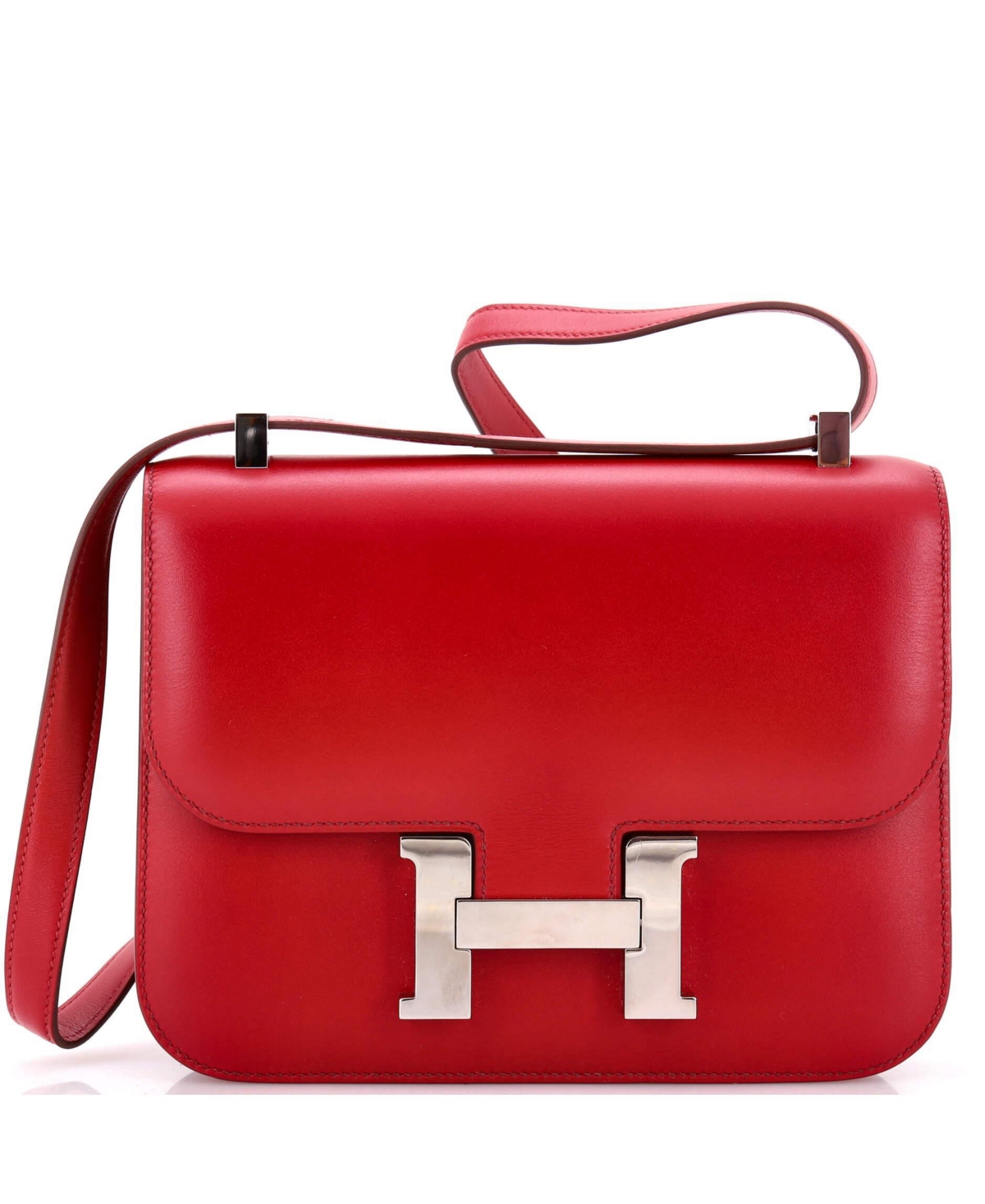 Click here for Pre-Owned Hermes 24 Constance Nm Bag Box Calf - Br... prices