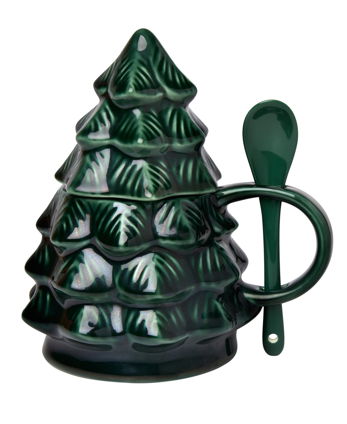 Click here for Haven Holly Christmas Tree Spoon & Lid Mug  Exclus... prices