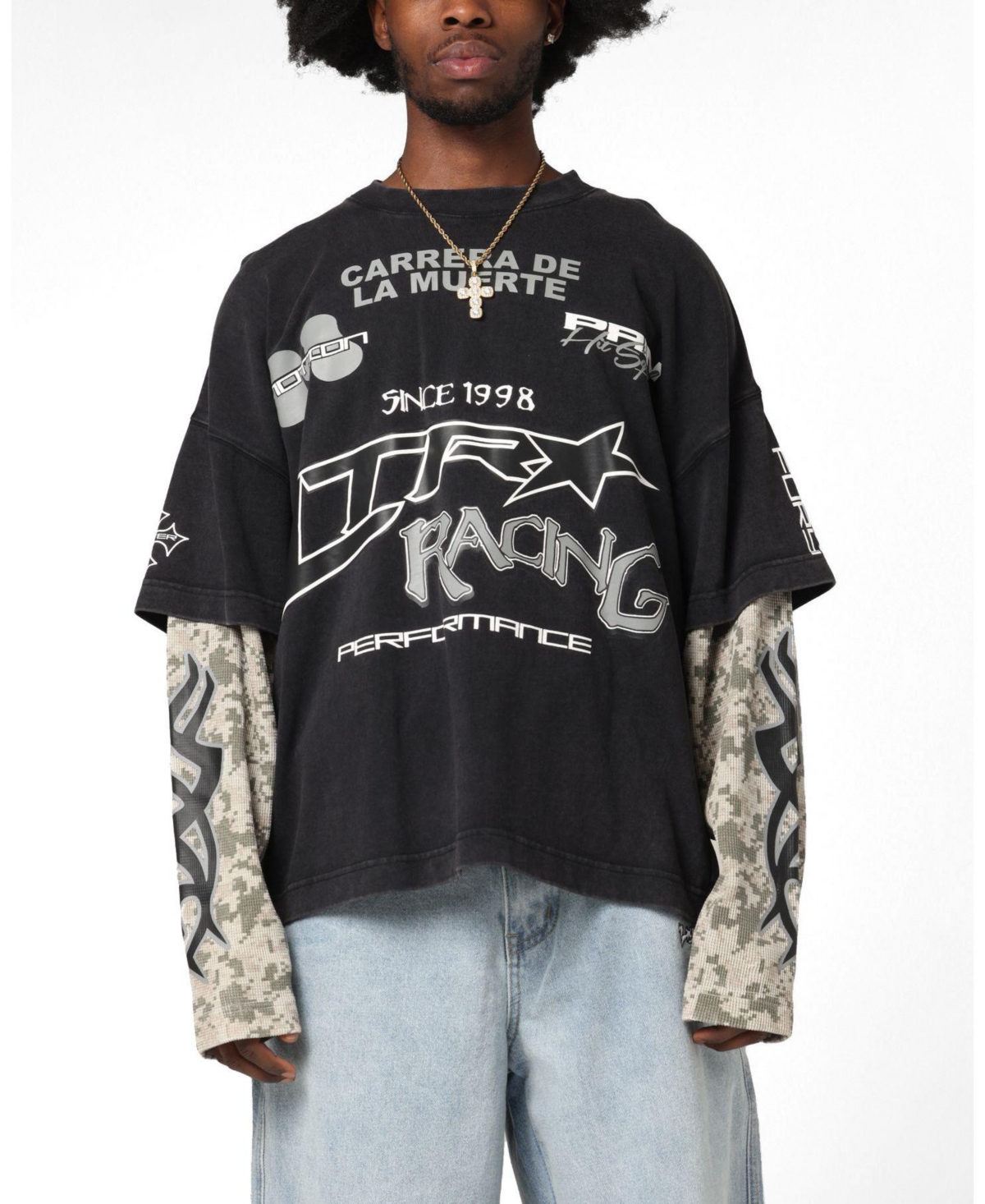 Click here for Loiter Mens Performance Layered Long Sleeve T-Shir... prices