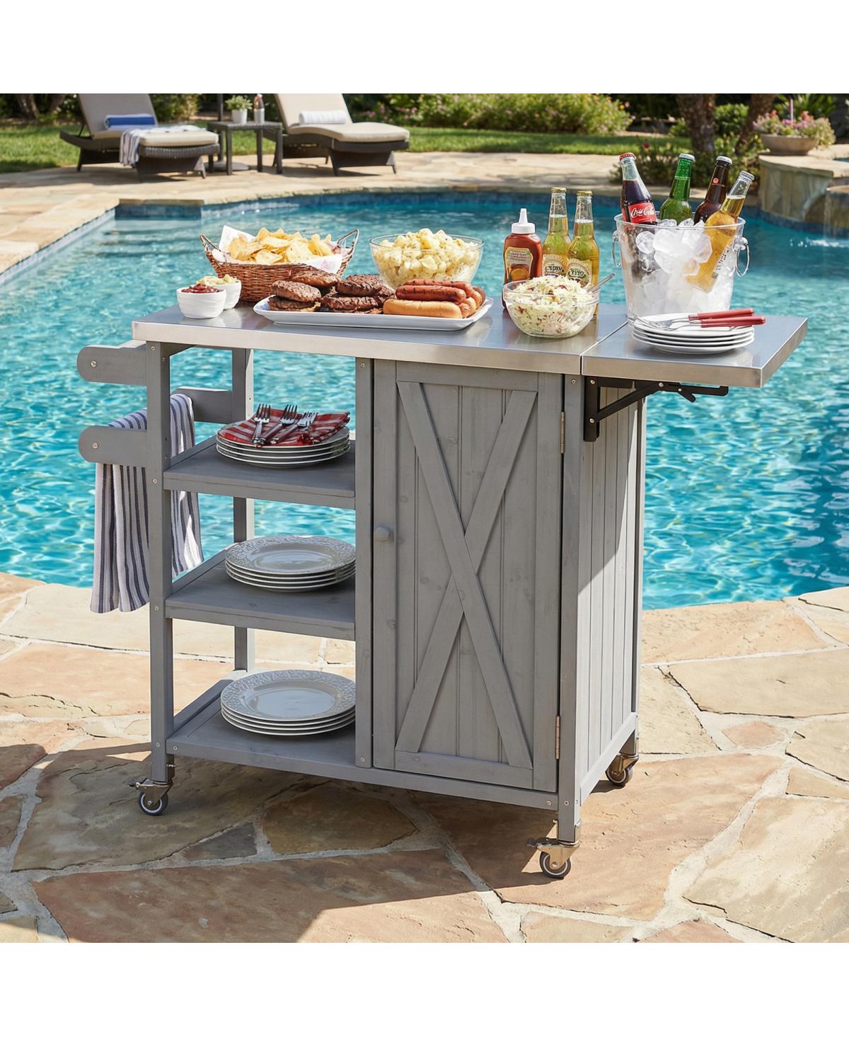 Click here for Streamdale Furniture Foldable Outdoor Kitchen Isla... prices