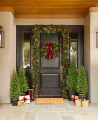 Click here for Balsam Hill Boxwood Berries Garland Boxwood Berrie... prices