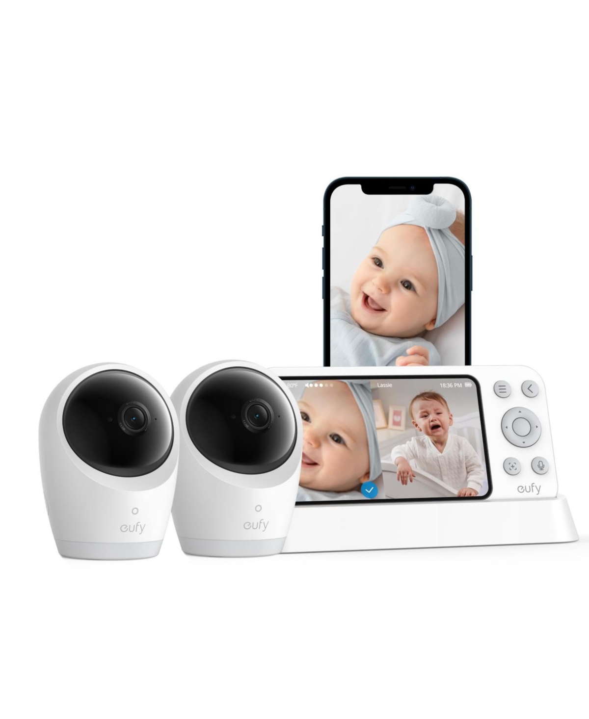 Click here for eufy Baby Monitor E21 with 2 4K Uhd Cameras  5 720... prices