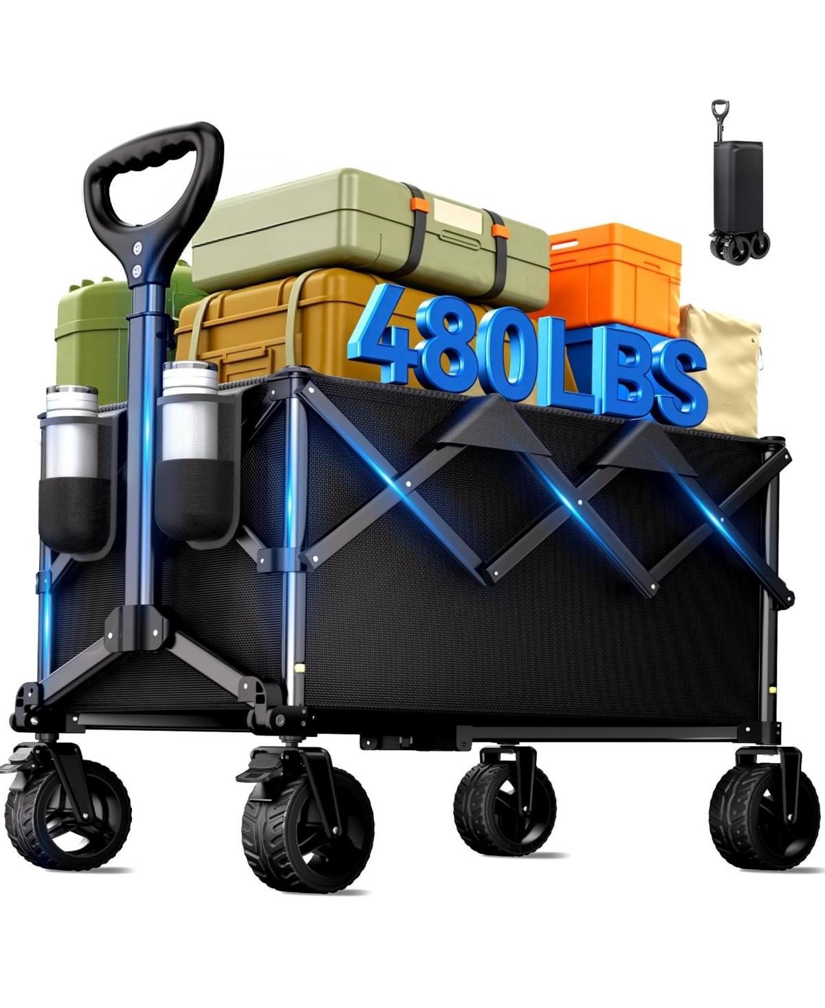 Click here for Gnuadz Collapsible Wagon Cart All-Terrain Wheels A... prices