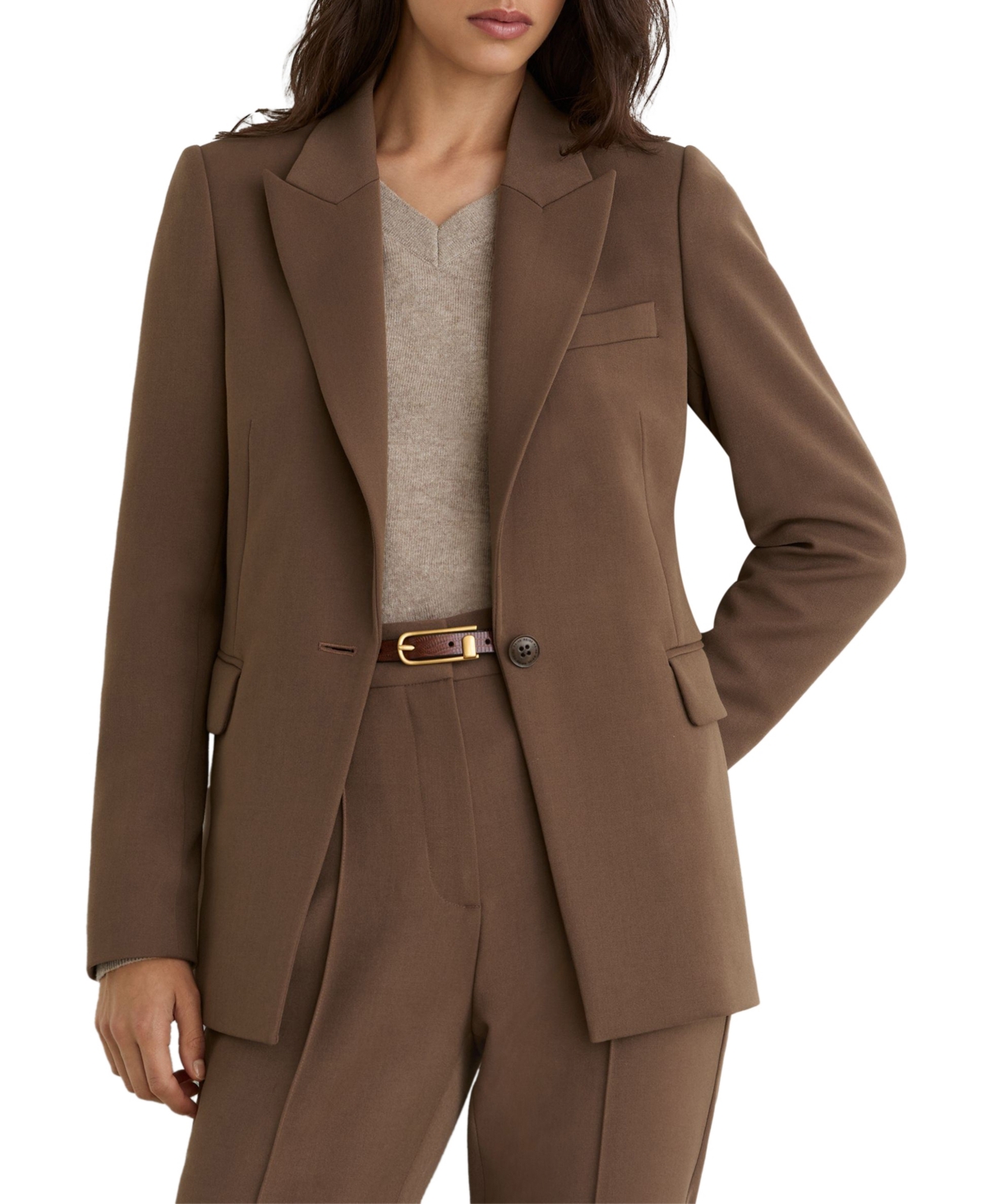 Click here for Reiss Petite Gabi Tailored Notch Lapel Suit Blazer... prices