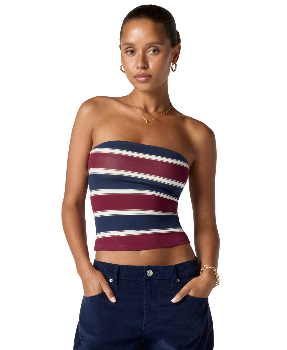 Click here for Florence By Mills Juniors Stretch Jersey Tube Top... prices
