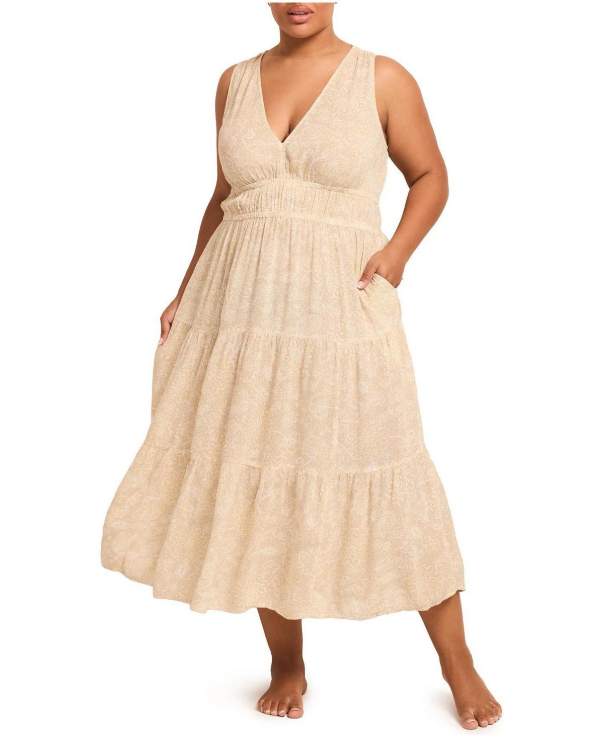 Click here for Adore Me Plus Size Zahira Active Dress - Floral be... prices