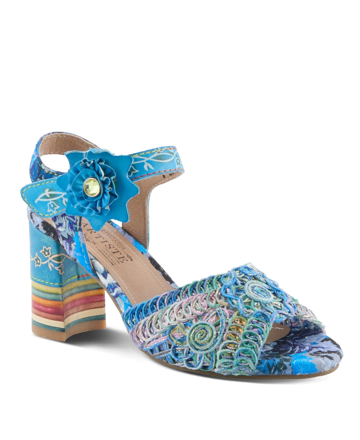 Click here for LArtiste Womens Cosmopleze Strappy Sandal with Kni... prices