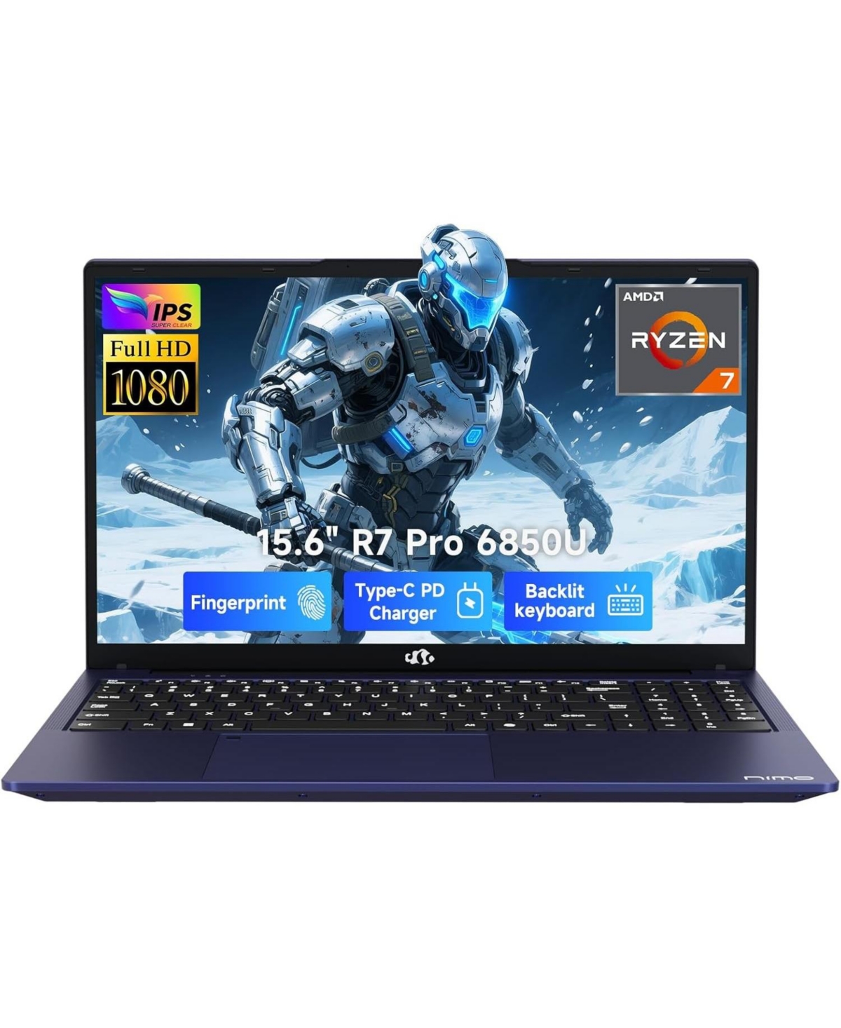 Click here for Nimo 15.6 Light-Gaming-Laptop - Blue prices