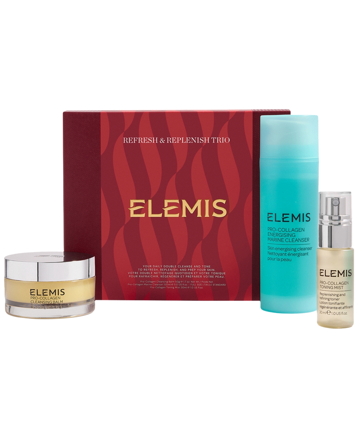 Click here for Elemis 3-Piece Pro-Collagen Refresh & Replenish Gi... prices