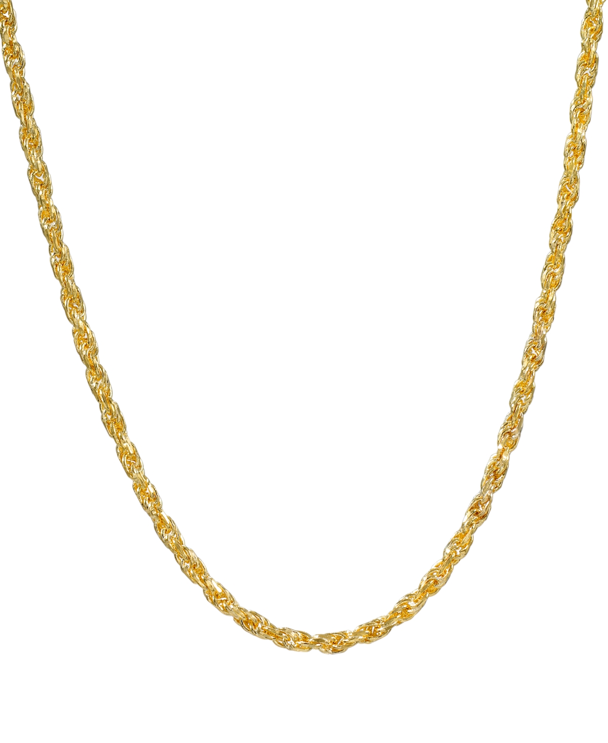 Click here for Macys Solid Rope Chain 18 Necklace in 10k Yellow G... prices