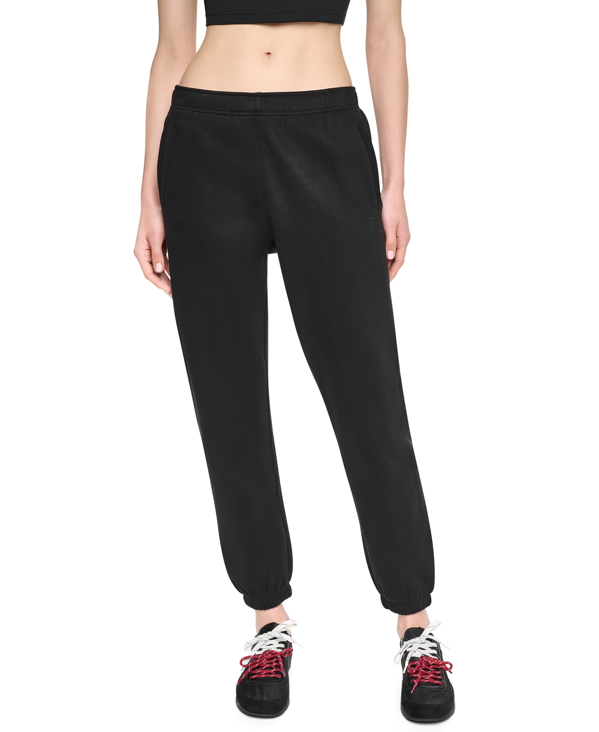 Click here for Dkny Sport Womens Stacked Puff Outline Animal Jogg... prices