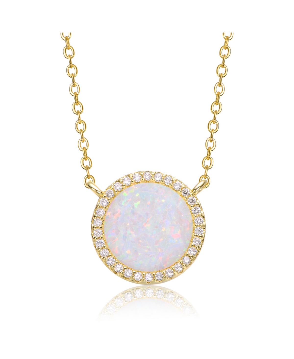 Click here for Rachel Glauber Dainty 14K Gold Plated Sparkling Op... prices