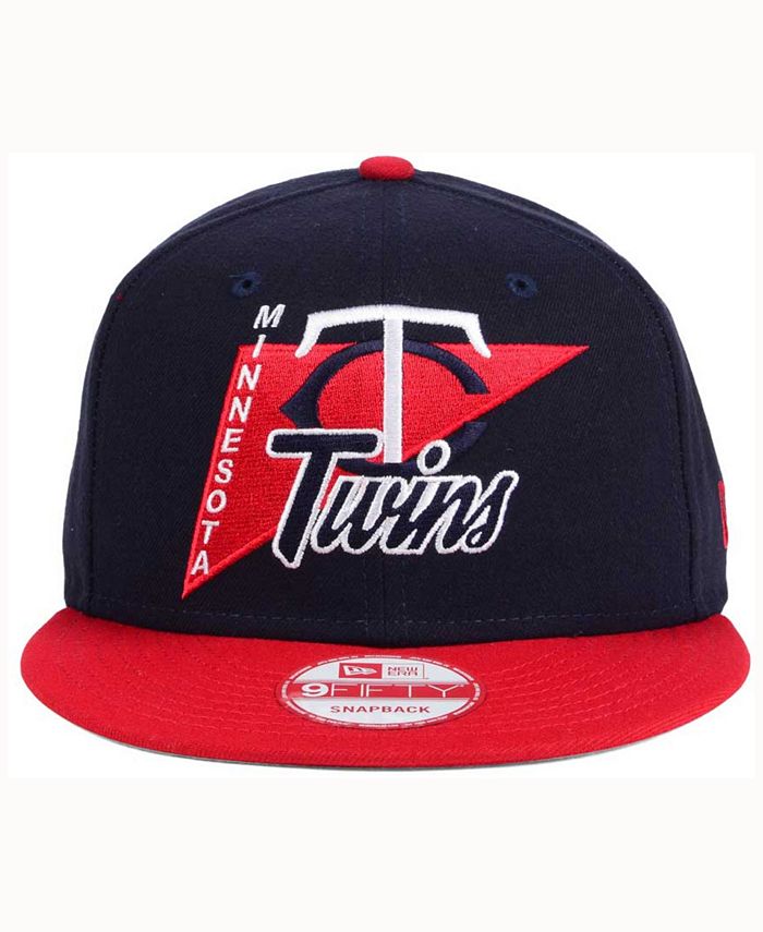 New Era Minnesota Twins Logo Stacker 9FIFTY Snapback Cap - Macy's