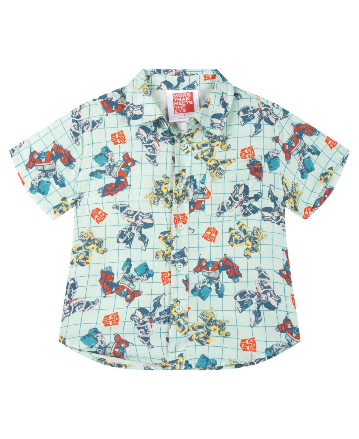 Click here for Transformers Boys (5 - 16) Short Sleeve Button-Dow... prices