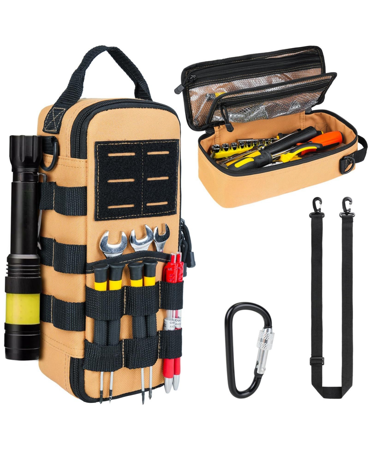 Click here for Xdovet Heavy Duty Tool Bag Carabiner Pouch Portabl... prices
