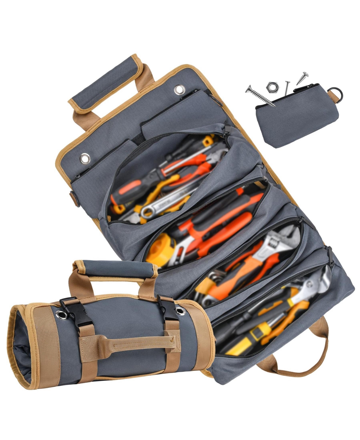 Click here for Xdovet Tool Bag Organizer Roll Up Mechanic Electri... prices