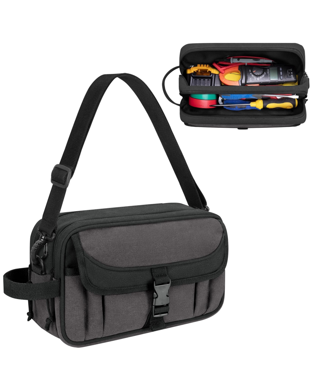 Click here for Xdovet Canvas Tool Pouch Zipper Organizer Bag Elec... prices