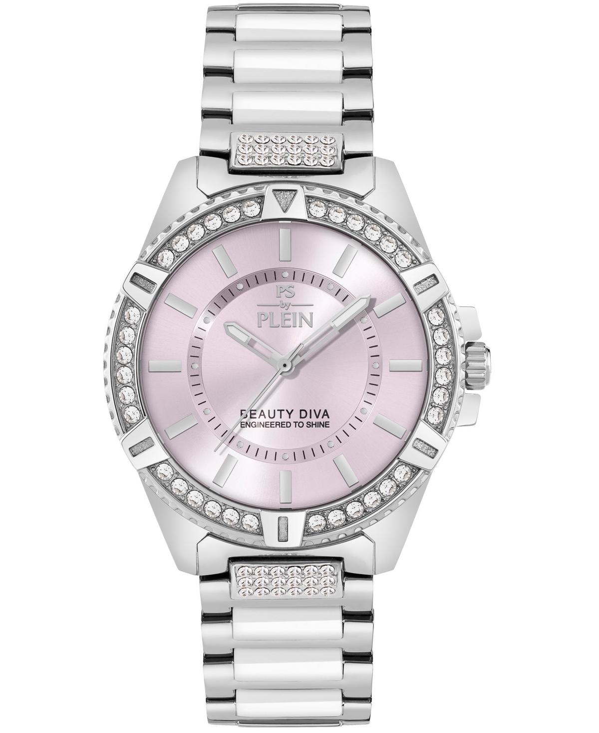 Click here for Plein Sport Beauty Diva Womens Quartz Round Silver... prices