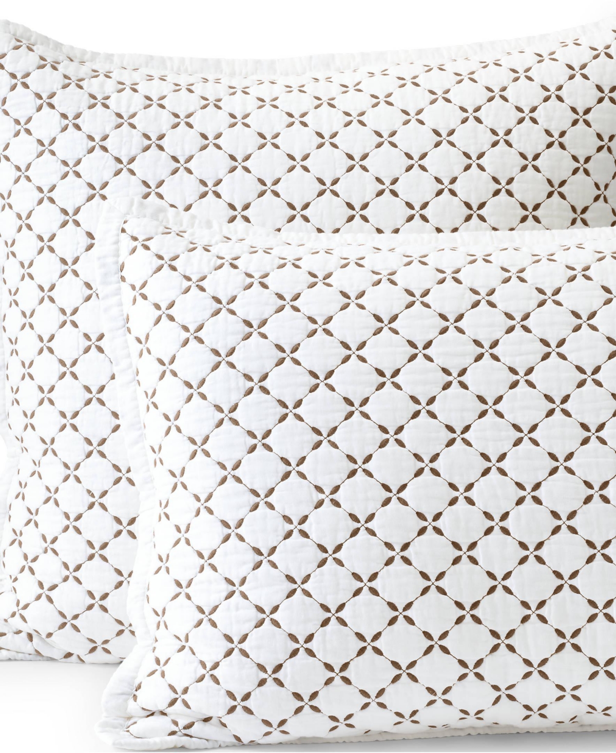 Click here for Lands End Embroidered Diamond Double Voile Sham -... prices